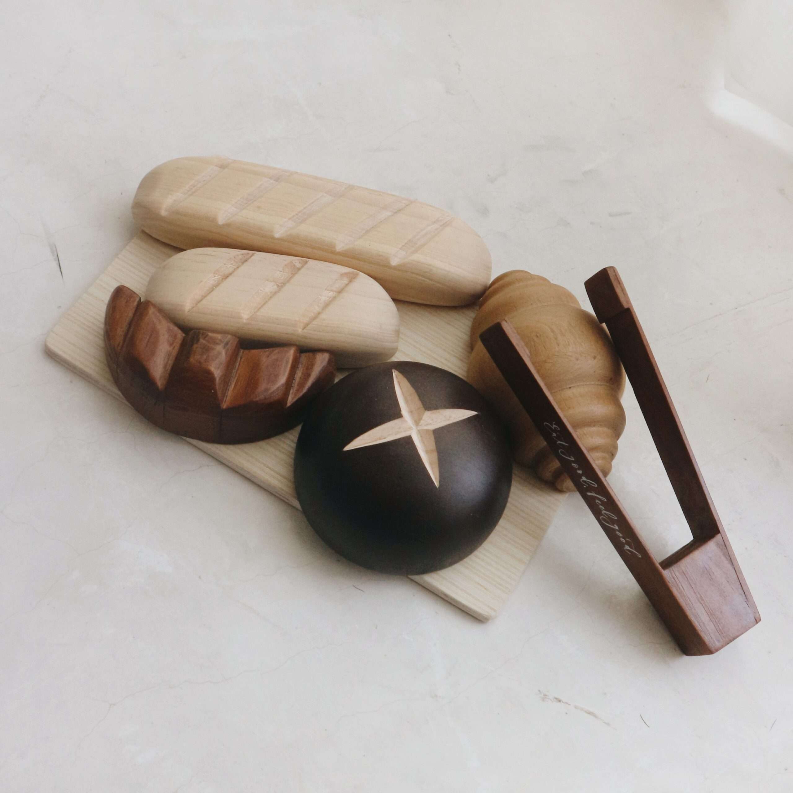 Bread Set Market Collection Wooden Toys Pretend Play Educational Toys ...